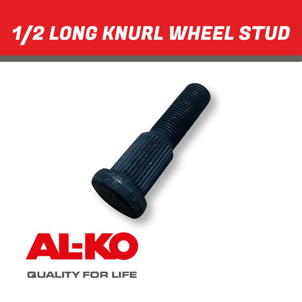 Wheel Stud 1/2" x 2 1/4" UNF Long Knurl Suit 3T Hubs – Brisbane AL-KO
